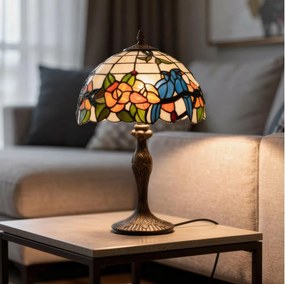BRILAGI - Tiffany vitrážová stolní lampa JUNGLE 1xE27/60W/230V
