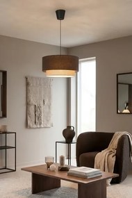 Brilagi - LED Lustr na lanku BOHO ECO 1xE27/10W/230V pr. 40 cm hnědá/krémová