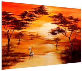 Obraz africké savany (100x70 cm)