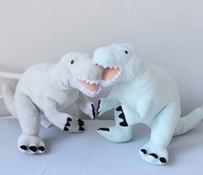 Mimii Plyšový dinosaurus Tyranosaurus Rex Melootka 37 cm, Šedý Barva písma: Růžová