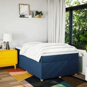 Box spring postel s matrací černá 120x190 cm textil 3285365