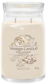 Yankee Candle Signature svíčka velká Warm Cashmere, 567g