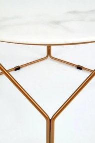 Konferenční stolek- MADISON- Zlatý/ Mramorový