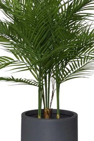 Umělá palma v květináči AREKA, plast, výška 90 cm, zelená