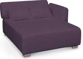 Potah na pohovku Mysinge dlouhý barva fialová látka pletený vzor