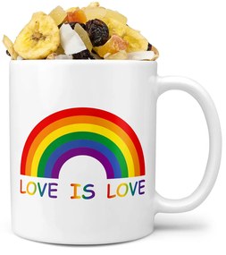 Hrnek LGBT Rainbow (Náplň hrníčku: Tropická směs)