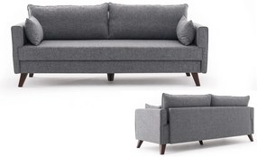 Hanah Home Rozkládací pohovka BELLA šedá 208 cm 825BLC1501