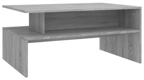 Konferenční stolek šedý sonoma 90x60x42,5 cm kompozitní dřevo - Default Title
