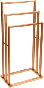 Koupelnový věšák na ručníky BAMBOO, 3 ramenný