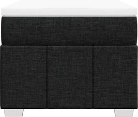 Box spring postel s matrací černá 100 x 200 cm textil 3285451