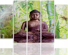 Foto 5dílný obraz na plátně Buddha 250x120