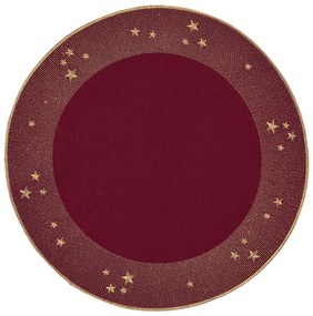 Sander Kulaté prostírání Starlight, 28 cm, burgundy 826944-26