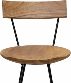 Barové stoličky 2 ks masivní teak 285205