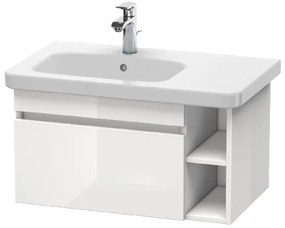 Duravit DuraStyle - Umyvadlová skříňka 40x73x45 cm, 1 zásuvka, lesklá bílá DS639402222