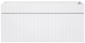 Koupelnová skříňka s umyvadlem a deskou ICONIC White DU100/1 | 100 cm