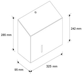 Zásobník na toaletní papír Stella Duo, matný nerez