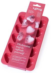 Silikonová forma na led Lékué Heart Ice Cubes | srdíčka