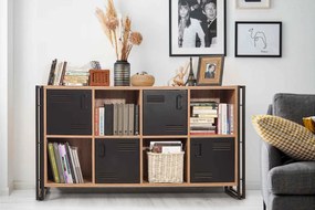 Designový regál Ilaria 164 cm borovice