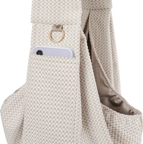 Muffin&Berry Cestovní taška Crossbody pro psy Mabel béžová Velikost: S