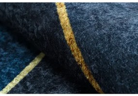 Dywany Luszczow Dětský kusový koberec MIRO 52097.801 pratelný  Geometrická protiskluz, modrý Rozměr koberce: 200 x 290 cm