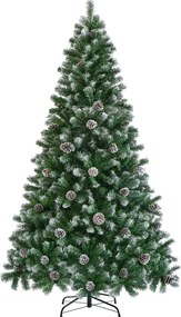 Umělý vánoční stromek Yaheetech – 228 cm (267380630768)
