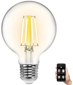 Aigostar B.V. | LED Stmívatelná žárovka FILAMENT G80 E27/6W/230V 2700-6500K Wi-Fi - Aigostar | AI0401