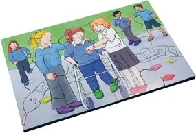 Just Jigsaws 490 Inkluze - dřevěný puzzle set / 72 dílů / od 3 let