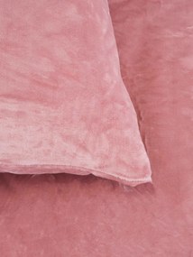 Prodloužené povlečení mikroplyš Exclusive – Laura starorůžová