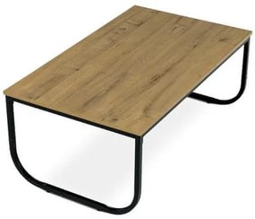 Autronic Konferenční stůl Stůl konferenční, MDF deska s dekorem divoký dub, černý kov. (CT-622 OAK)
