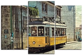 Obraz na plátně - Historická tramvaj 1121C (90x60 cm)