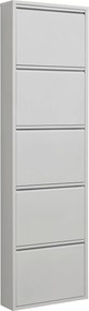 XXXLutz VYKLÁPĚCÍ BOTNÍK, bílá, 50/169,5/15 cm Carryhome - Výklopné botníky - 000742000105