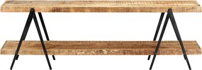 TV stolek 160 x 40 x 50 cm masivní mangovníkové dřevo 247885