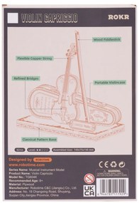 RoboTime 3D dřevěná skládačka Viola