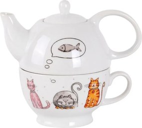 Sada na čaj KOČKY Tea For One