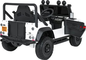 Elektrické autíčko Land Rover Defender 110 SVX bílé