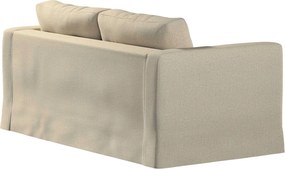 Potah na pohovku IKEA  Karlstad 2-místná , nerozkládací, dlouhý barva béžová látka pletený vzor