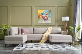 Atelier del Sofa Rohová sedací souprava Belen - Cream, Krémová