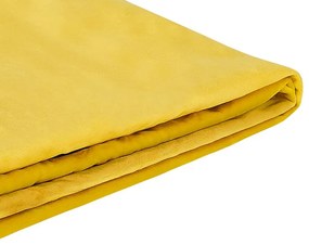 Potah rámu postele 180 x 200 cm žlutý pro postel FITOU Beliani