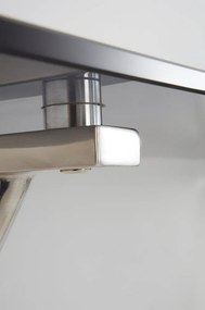 Závěsný pracovní stůl nástěnný se skleněnou deskou 40x120 cm Kullaberg – Jotex