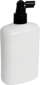 Dávkovač na mýdlo 400 ml bílý s černým sprejem LIMA