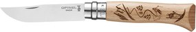 Opinel Zavírací nůž N°08, Gravure Sport Ski, 8,5 cm 002188