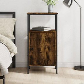 vidaXL Noční stolek 41 x 31 x 80 cm kompozitní dřevo [825925] Barva: kouřový dub