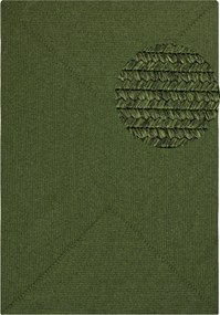 Kusový koberec Braided 105554 Green – na von aj na doma, 80x150, zelená, chodba / predsieň, Hanse Home