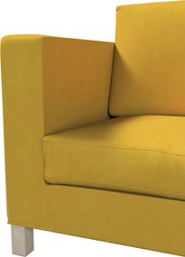 Potah na pohovku IKEA  Karlanda 3-místná nerozkládací, krátký barva žlutá látka pletený vzor