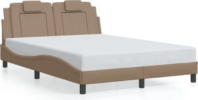 Rám postele Viana s LED bez matrace cappuccino 120 x 200 cm 3214012