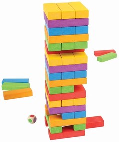 Bigjigs Toys Barevná Vratká věž