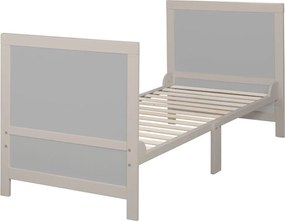 Šedá postýlka s nastavitelnou výškou 70x140 cm Easy Sleep – Roba