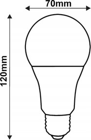 SADA 6x LED žárovka E27 15W 1650lm 4000K - neutrální bílá