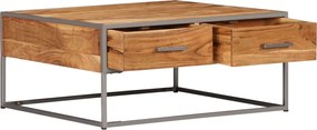 vidaXL Konferenční stolek 75 x 75 x 35 cm masivní akáciové dřevo [247585]