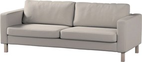 Potah na pohovku IKEA Karlstad, 3-místná, rozkládací barva béžová látka pletený vzor